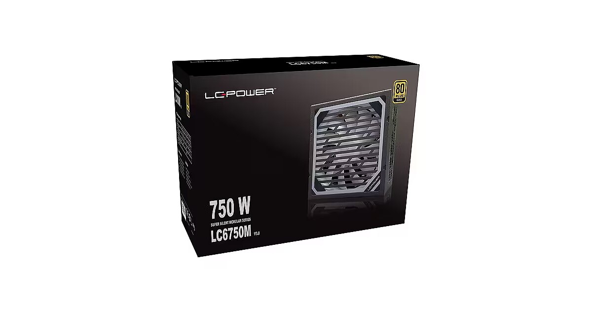 Lc-power LC6750M V3.0, 750W, 80PLUS Gold (LC6750M V3.0)