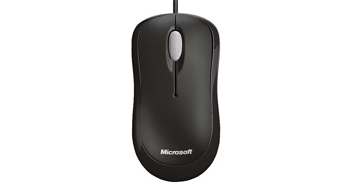 Microsoft Basic Optical Mouse for Business, USB, Black (4YH-00007)