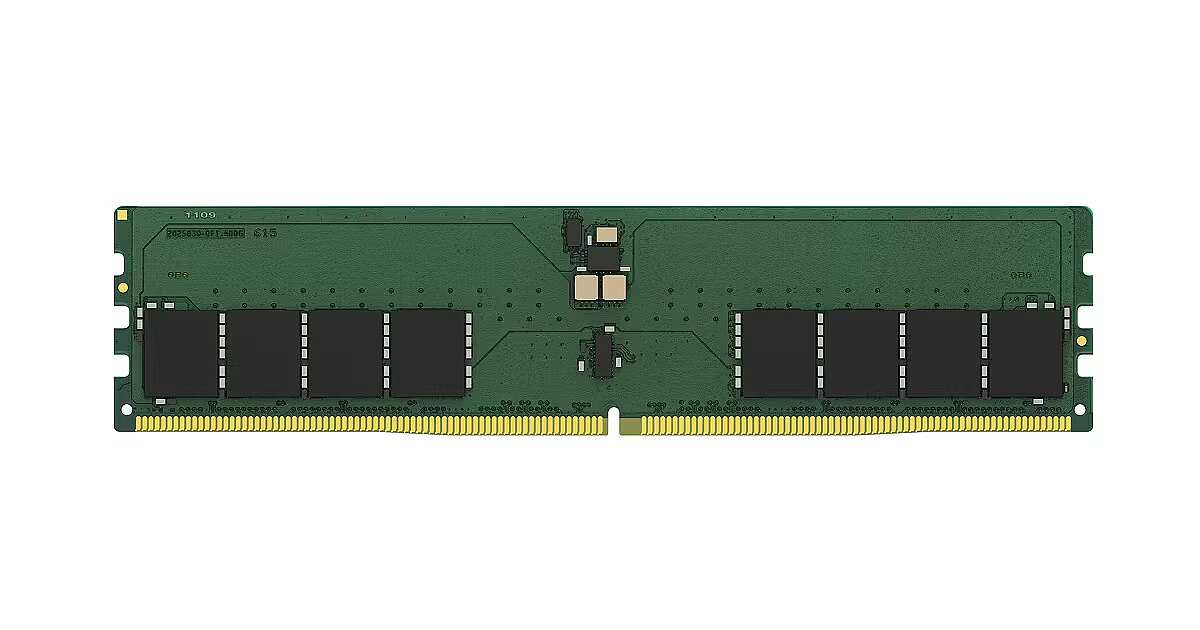 Kingston DDR5, 64GB, 6400MHz, CL52, Single stick CUDIMM (KVR64A52BD8-64)