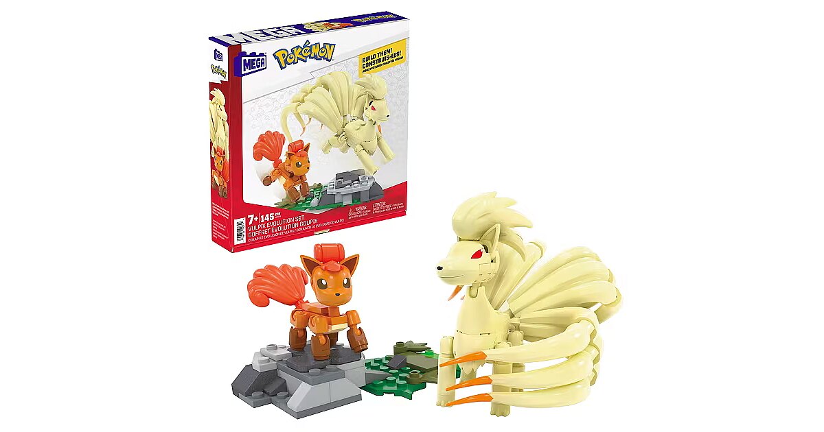Mega Bloks Mega Pokemon Vulpix evolution (HTH79)