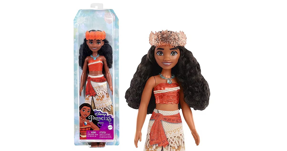 Mattel Doll Disney Princess Vaiana (HLW02/HPG68)