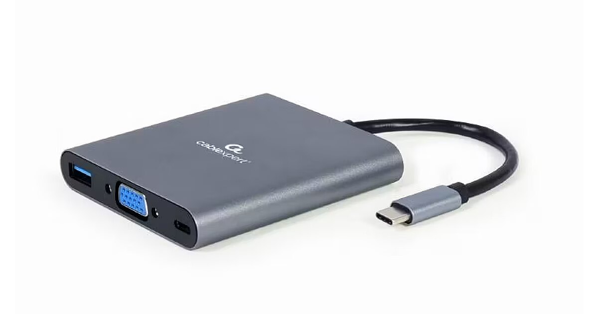 Gembird Multi Port Adapter USB Type C (A-CM-COMBO6-01)