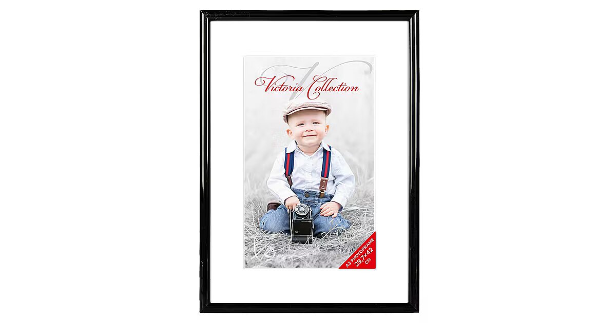 Victoria Collection Photo frame Future 29,7x42 (A3), black (4741326213854)