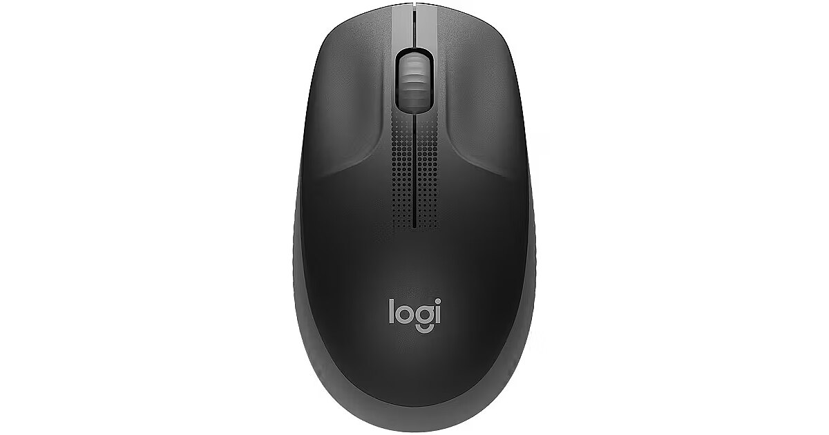 Logitech M190, Wireless, Optical, Charcoal (910-005905)