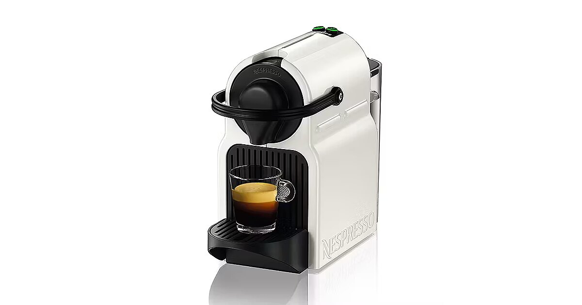 Krups Nespresso Inissia, White/Black (XN100110)