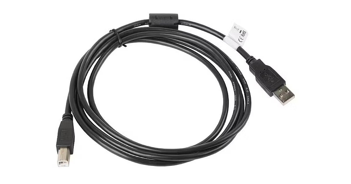 Lanberg USB-A to USB-B, 1.8m (CA-USBA-11CC-0018-BK)