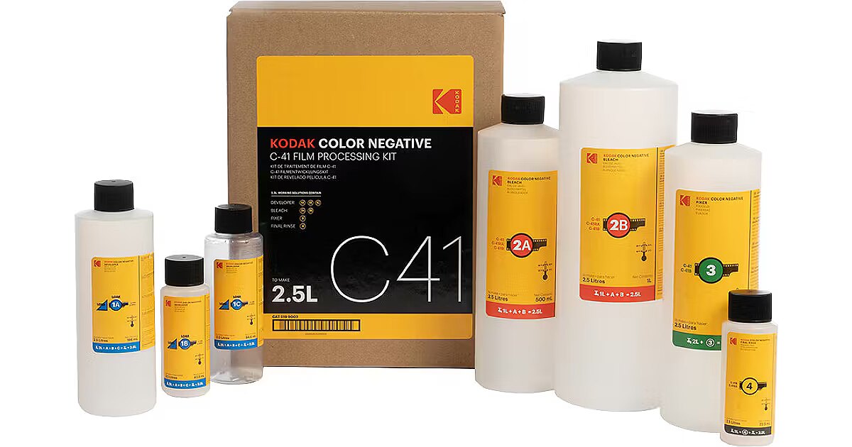 Kodak film developing chemistry kit Color Negative C-41 2.5L (5199002)