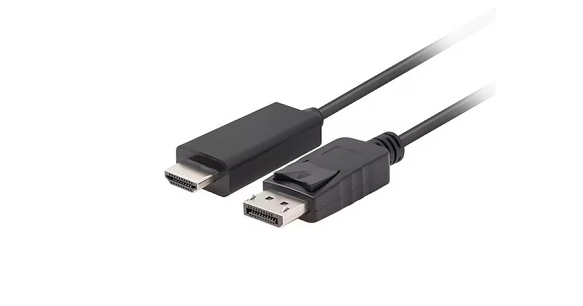 Lanberg DisplayPort 1,1 to HDMI, 1m (CA-DPHD-11CC-0010-BK)
