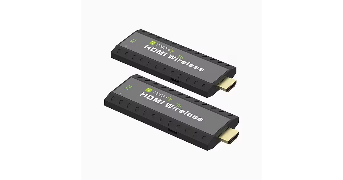 Techly 365641 Bezprzewodowy mini-Extender HDMI Full HD 1080p 60Hz, 5 ...