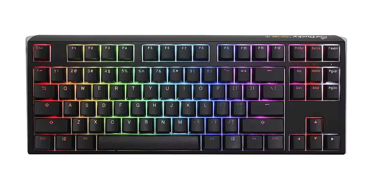Ducky One 3 Classic Black TKL, Cherry MX Silent Red (DKON2187ST ...