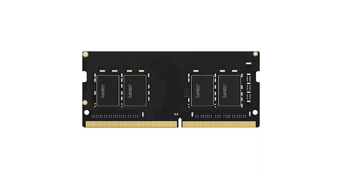 Lexar SODIMM, DDR4, 8GB, 3200MHz, CL22, Single Stick (LD4AS008G-B3200GSST)