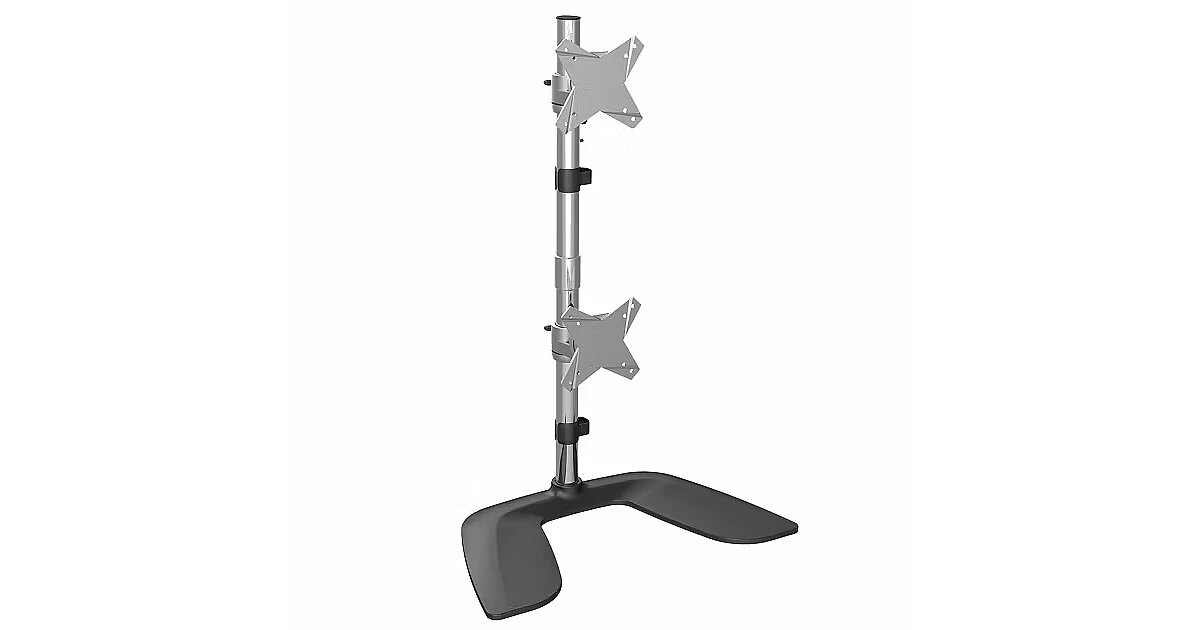 Startech Vertical Dual Monitor Stand, up to 27" or 34" Ultrawide (ARMDUOVS)
