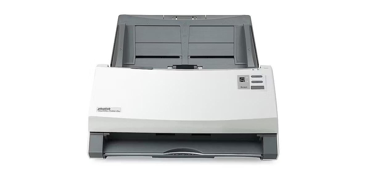 Plustek SMARTOFFICE PS406U PLUS A4 DUPLEX ADF EINZUGSSCANNER IN (0296)