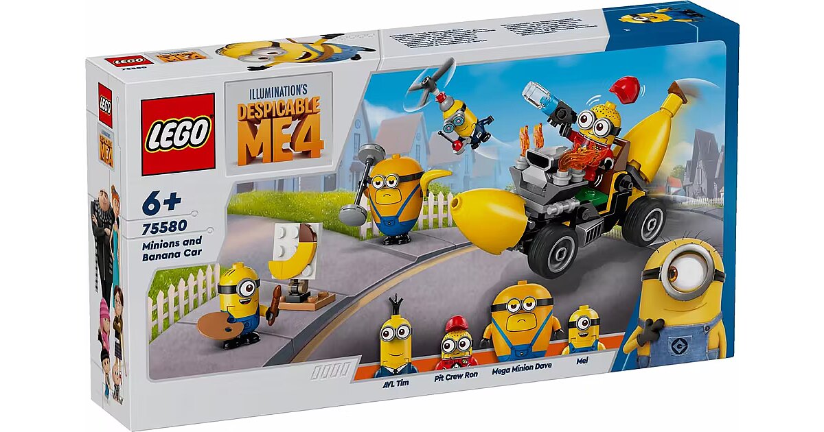 Lego Minions and Banana Car (75580)