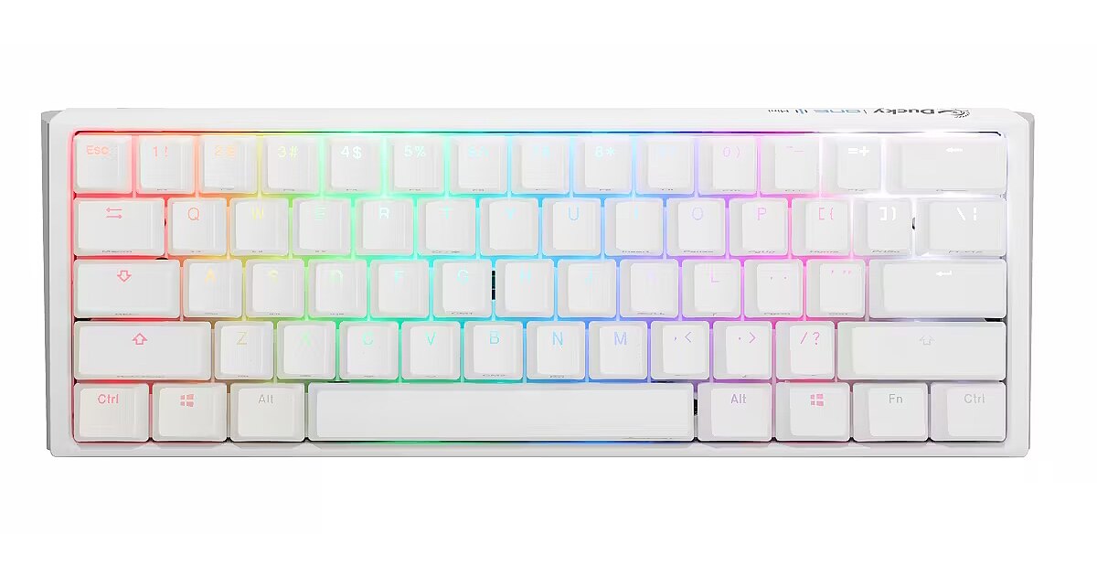 Ducky One 3 Pure, Cherry MX Blue (DKON2161ST-CUSPDPWWWSC1)