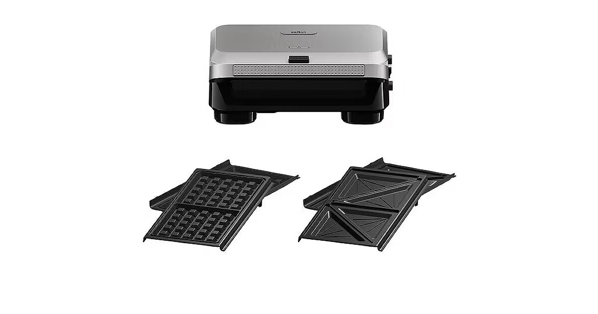 Braun Snack Maker 5, Silver/Black (0X23100002 SM5005)