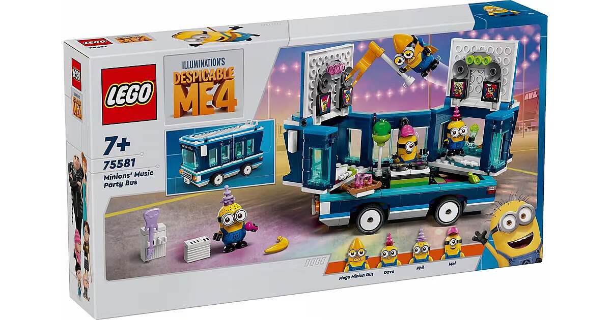 Lego Minions' Music Party Bus (75581)
