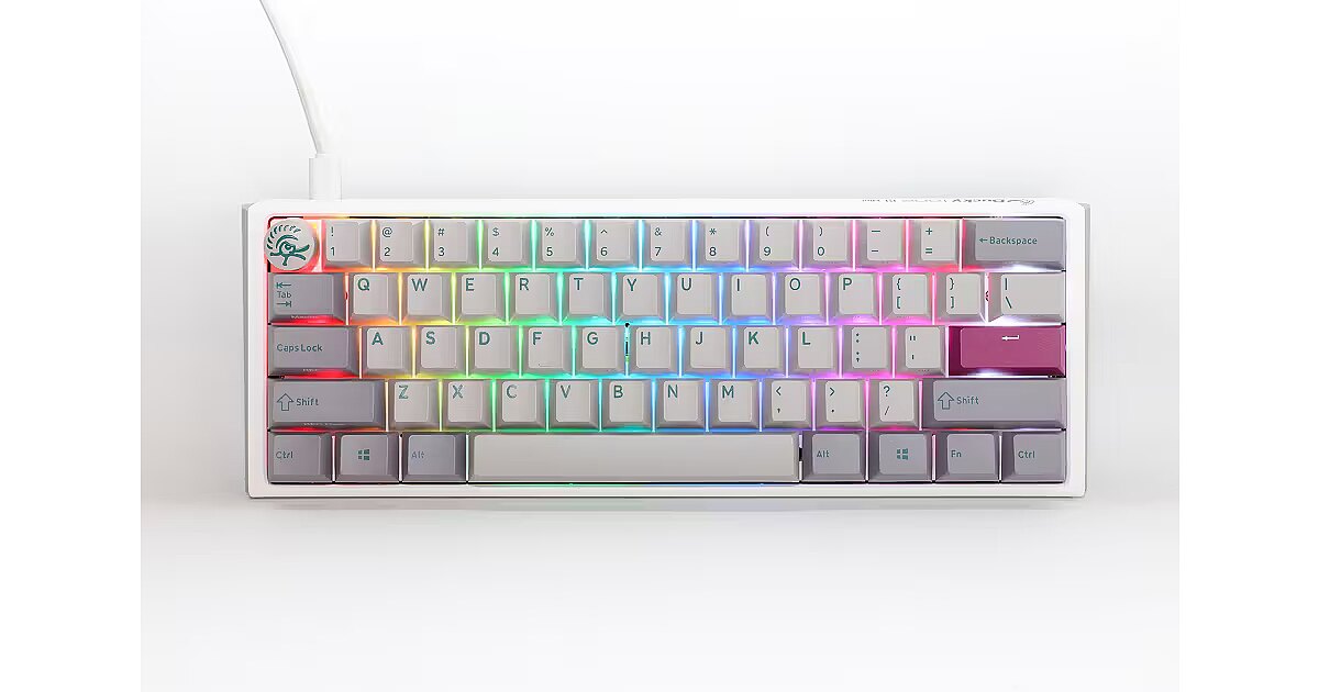 Ducky One 3 Mist Mini, Cherry MX Silent Red (DKON2161ST-SUSPDMIWHHC2)