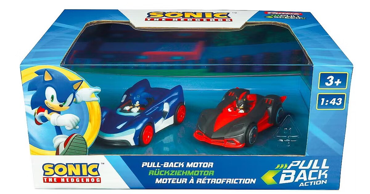 Carrera Zestaw aut Sonic Shadow pull back (15813023)