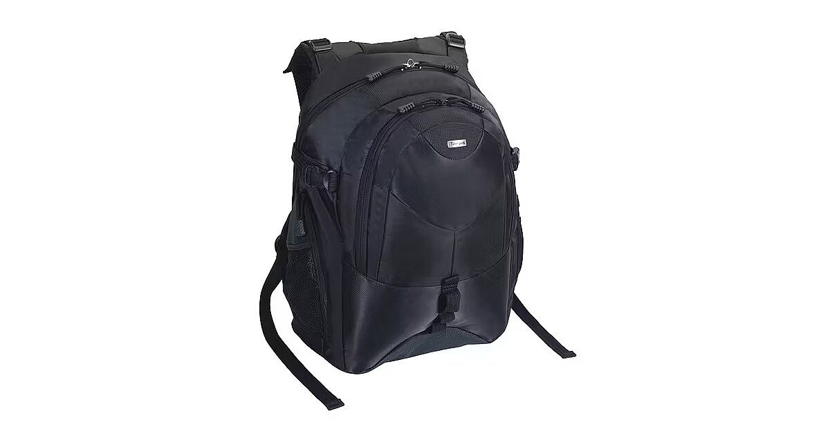 Targus Campus Backpack, 15.4 - 16'', Black (TEB01)