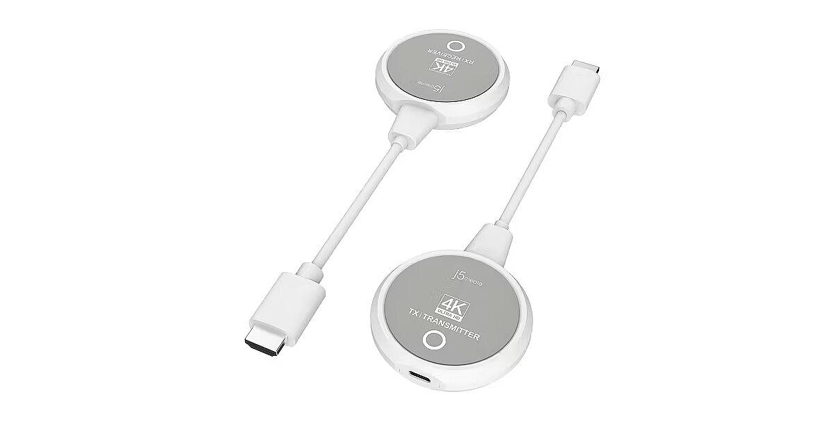 J5create SCREENCAST 4K WIRELESS HDMI DISPLAY EXTENDER (JVAW75-N)