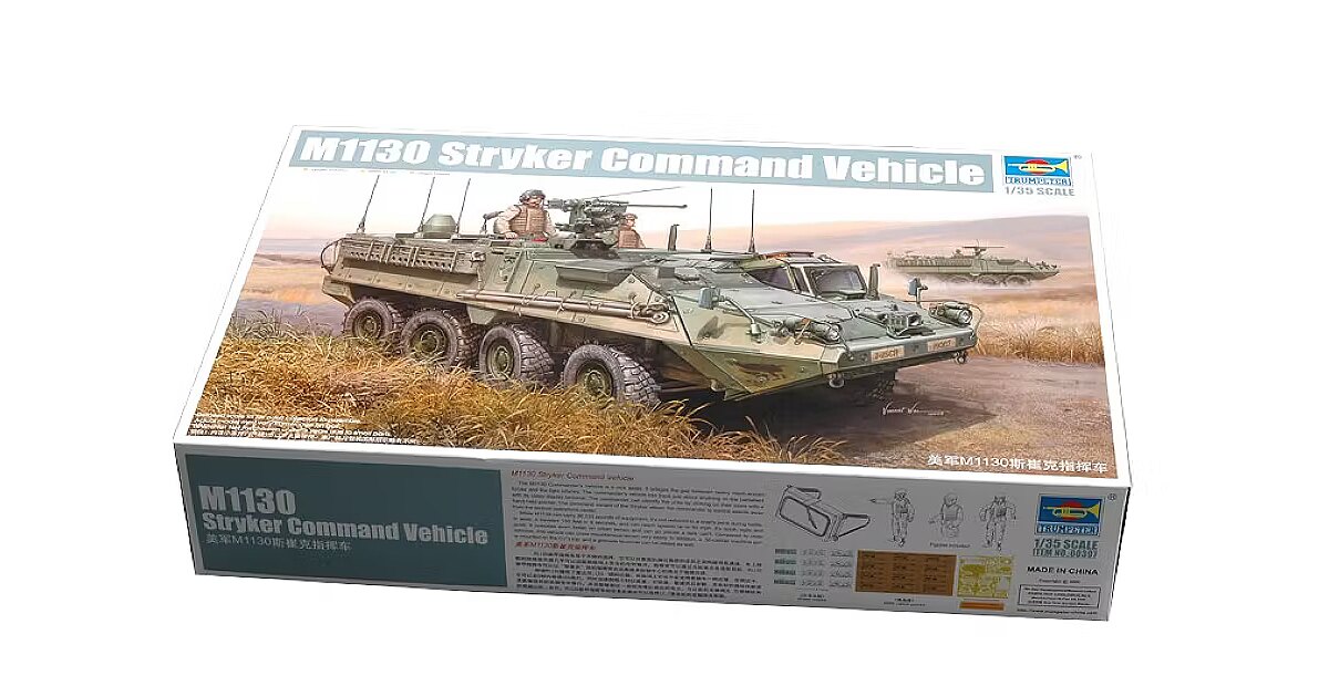 Trumpeter Plastic model Stryker Command Vehicle M1130 1/35 (00397)