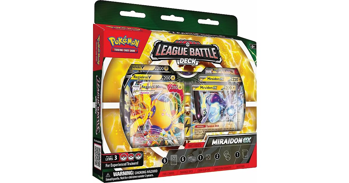 Pokemon TCG Set League Battle Deck Miraidon EX & Regieleki VMAX (290-85273)