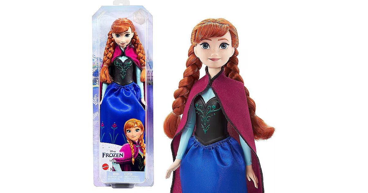 Mattel Disney Frozen Anna (Outfit Film 1) Doll (HLW49)