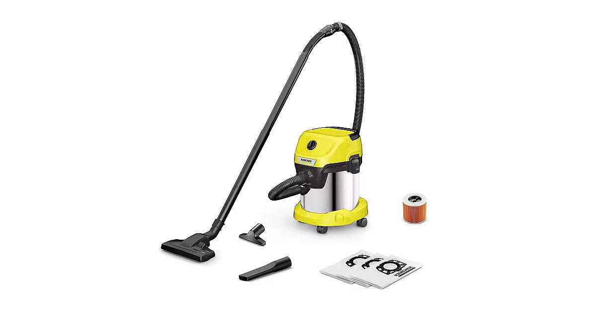 Karcher WD 3 S V-15/6/20, Yellow (1.628-150.0)