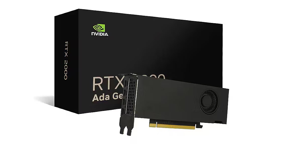 NVIDIA Quadro RTX 2000 Ada Gen, 16GB GDDR6 (900-5G192-2541-000)