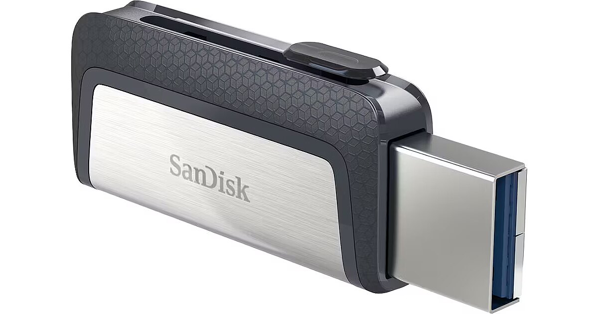 Sandisk Ultra Dual Drive, 256GB, Black & Silver (SDDDC2-256G-G46)