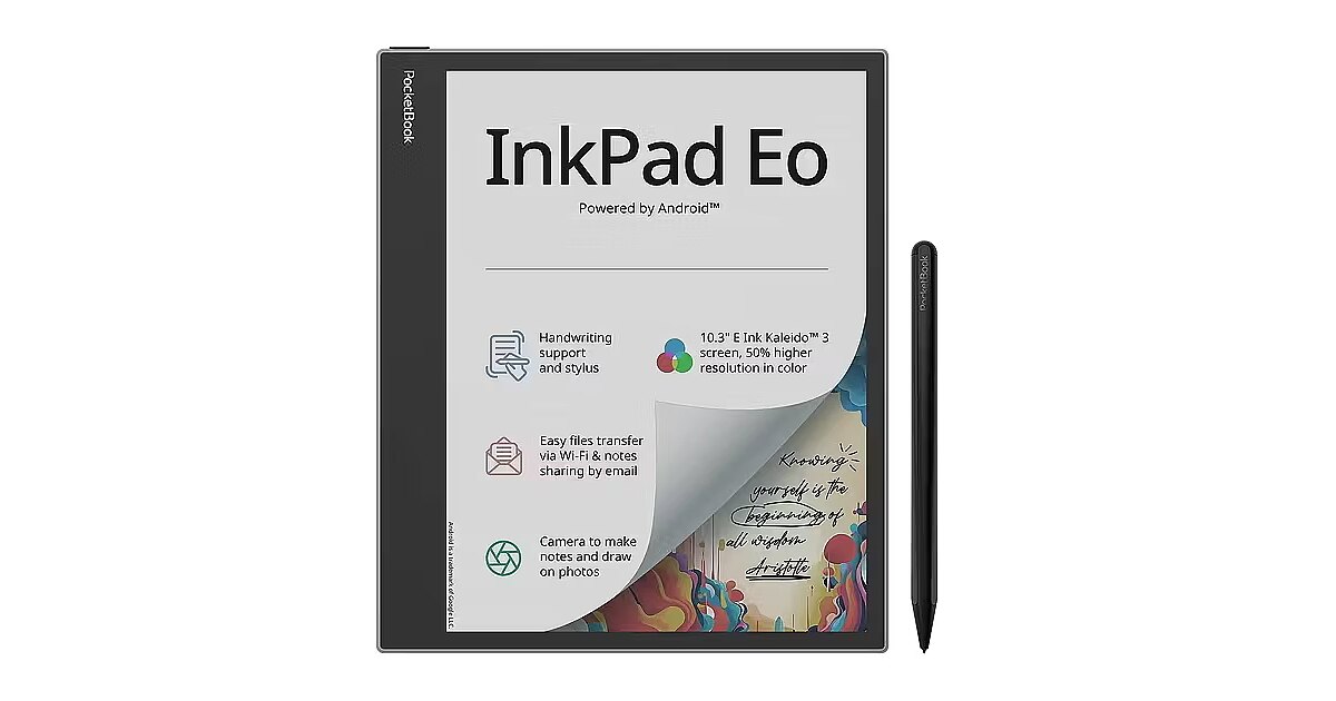 PocketBook InkPad Eo 10.3", Mist Gray (PB1042-M-WW)