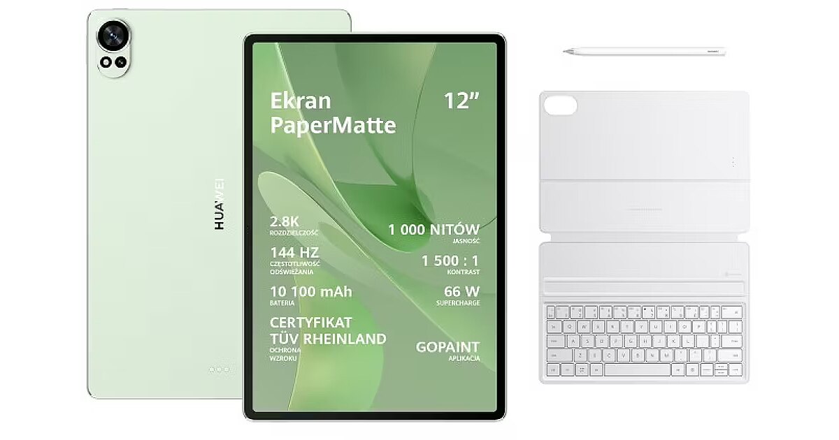Huawei MatePad 12 X, 12GB/256GB, Greenery, Keyboard + Stylus (Banksy-W09EK)