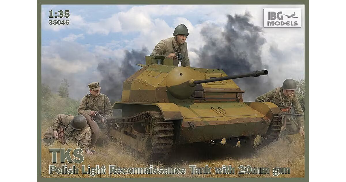 Ibg Polish Light Reconnaissance Tank with 20 mm gun (35046)