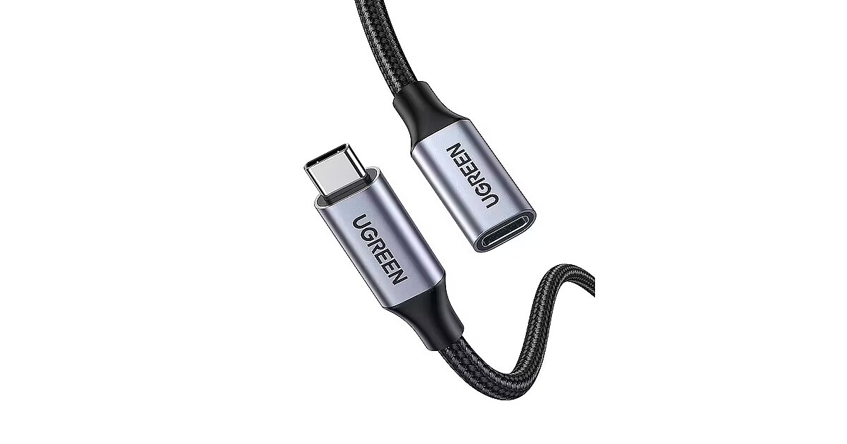 Ugreen USB-C 3.1 Extension Cable, 1m (30205)