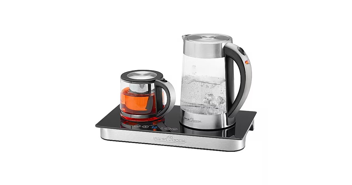 Profi Cook PC-TKS 1056 Tea Maker, Black/Stainless steel (501056)