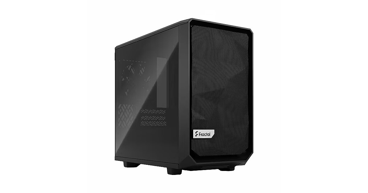 Fractal Design Meshify 2 Nano, Black, Tempered Glass Dark Tint (FD-C ...