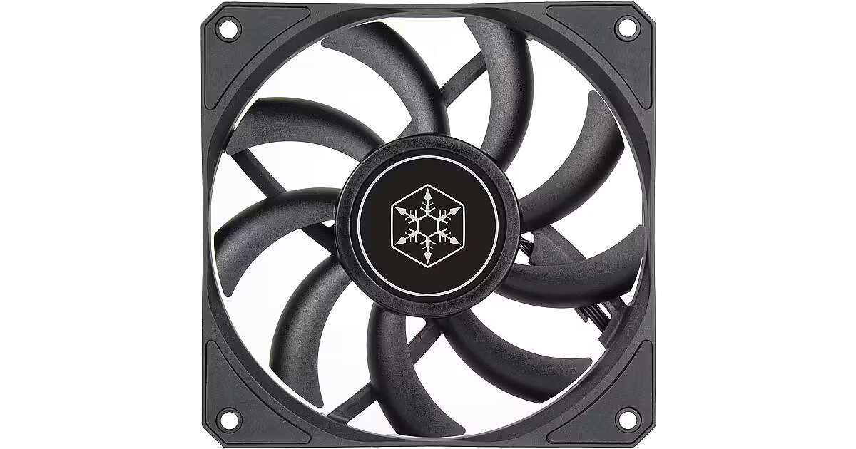 Silverstone Air Slimmer 120, Black (SST-AS120B)