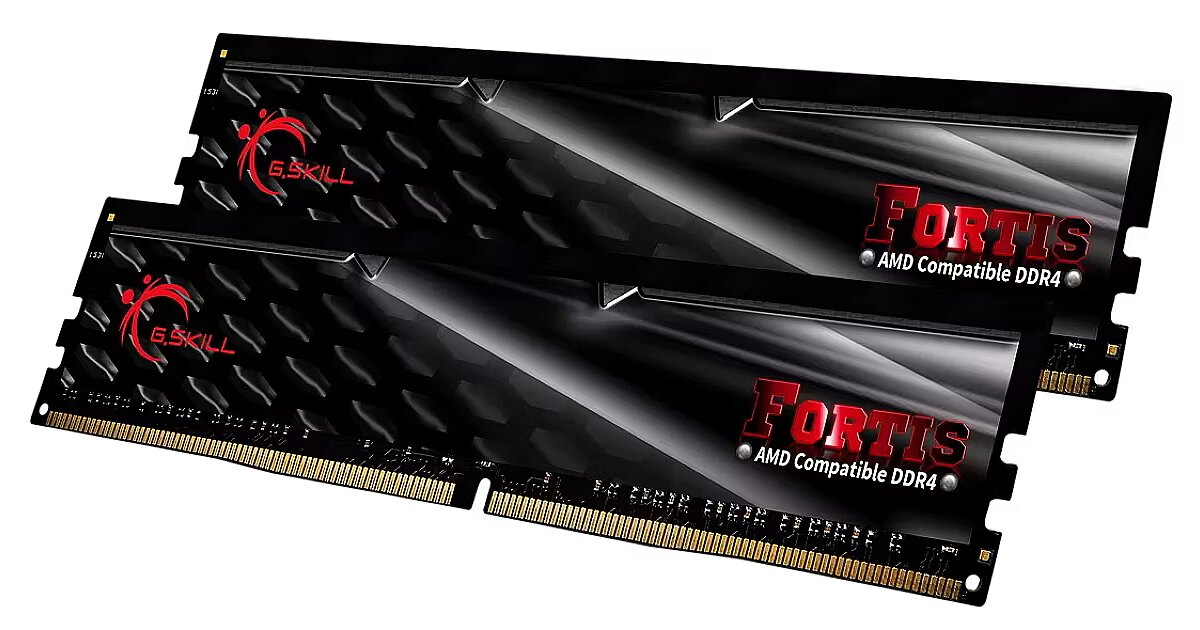 G.SKILL Fortis (for AMD), DDR4, 32GB, 2400MHz, CL15, Kit of 2 (F4 ...