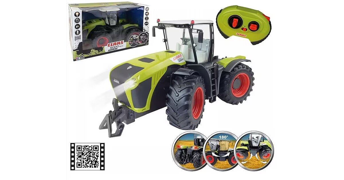 Malik RC Tractor Happy People Claas Xerion 5000 with a rotating cabin ...