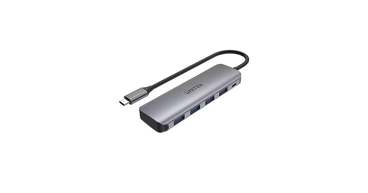 Unitek uHUB P5+, 4 Ports Powered USB-C Hub (H1107A)