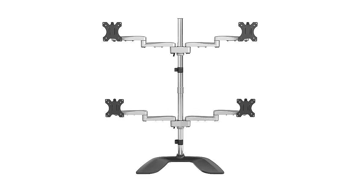 Startech Desktop Quad Monitor Stand, up to 32" (ARMQUADSS)