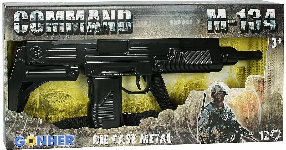 Pulio Metal machine gun Gonher (155134/6)