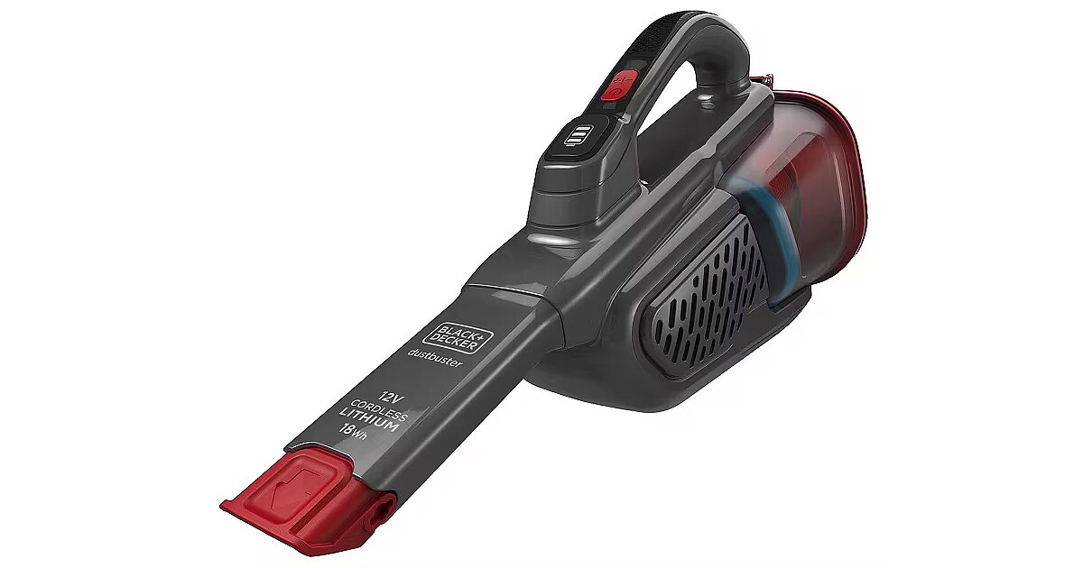 Black & Decker Dustbuster BHHV315B-QW 12V, Grey/Red (BHHV315B-QW)