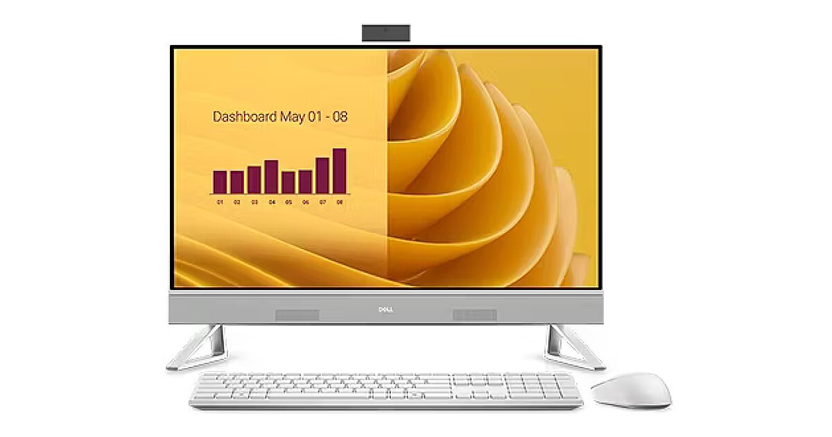 Dell EC27250 AIO, Core i5-1334U, 16GB, 512GB, Windows 11 Pro (EC27250 ...