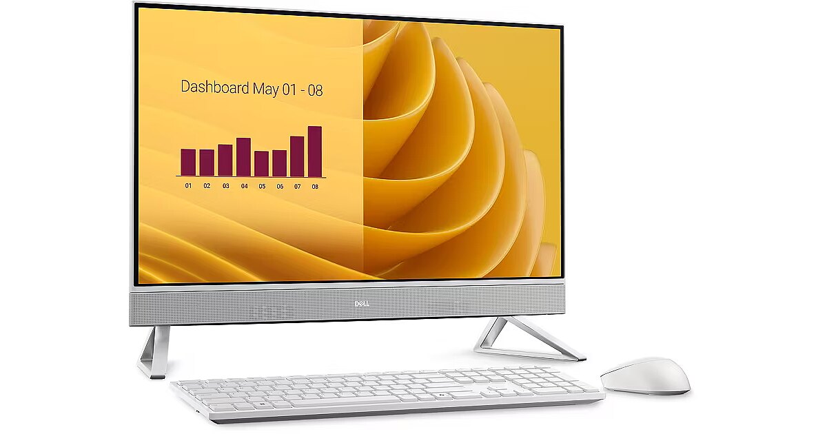 Dell EC27250 AIO, Core i5-1334U, 16GB, 512GB, Windows 11 Pro (EC27250 ...