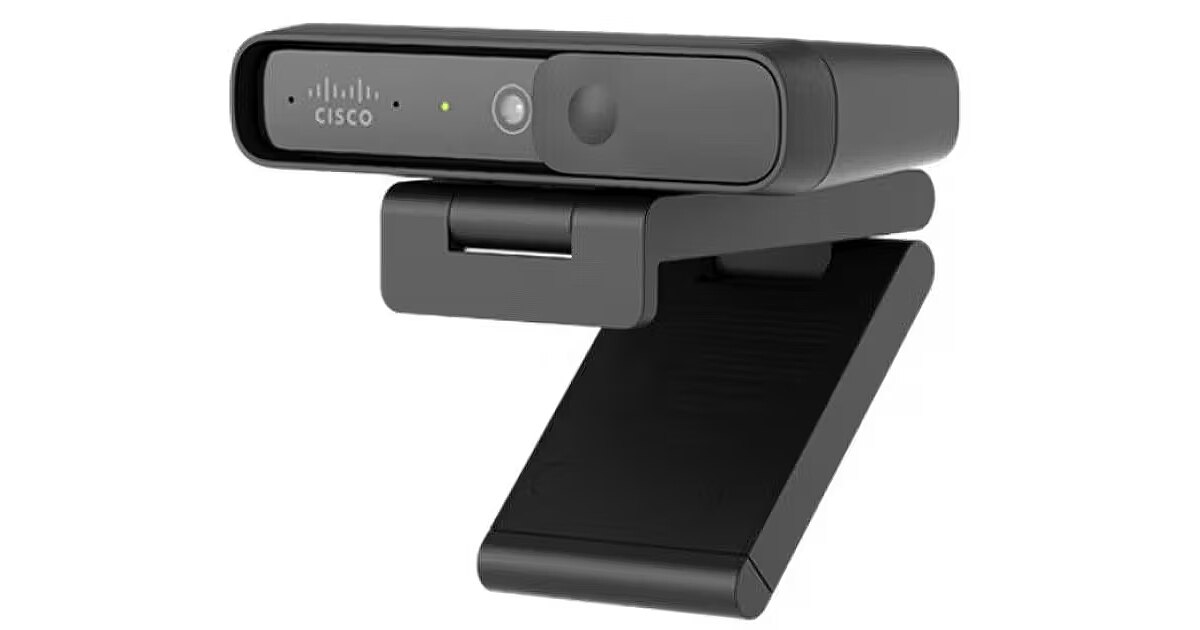 CISCO Desk Camera, 2160p, Black (CD-DSKCAMD-C-WW)