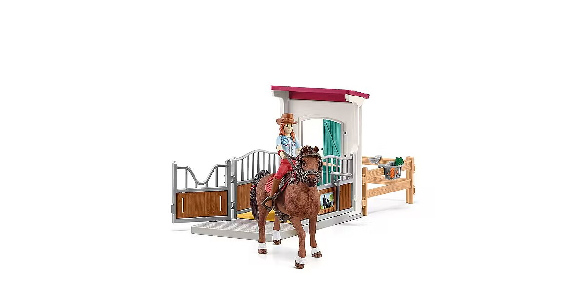 Schleich Figures set Horse Box with HORSE CLUB Hannah & Cayenne (42710)