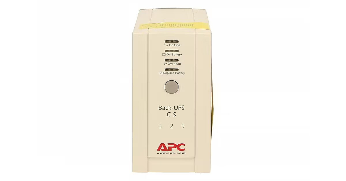 APC Back-UPS BK325I 325VA, 195W, IEC (BK325I)