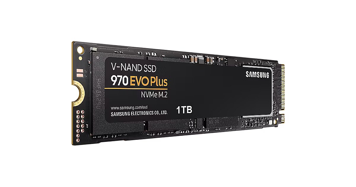 Samsung 970 EVO Plus, 1TB, M.2 Gen3 x4 (MZ-V7S1T0BW)